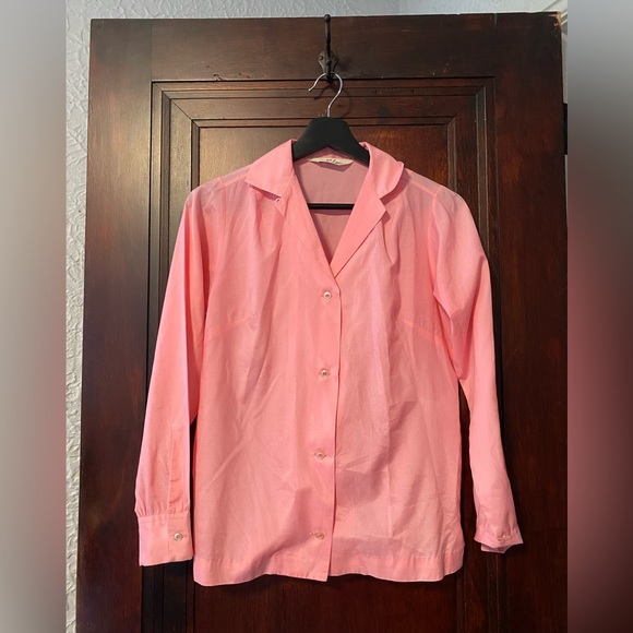 Lady Manhattan | Tops | Authentic Vintage 96s Pink Shirt By Lady ...